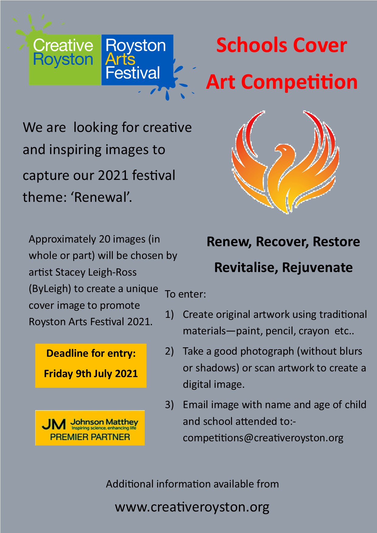 Cover Art Competition 2021 | THE HOME OF ROYSTON ARTS FESTIVAL