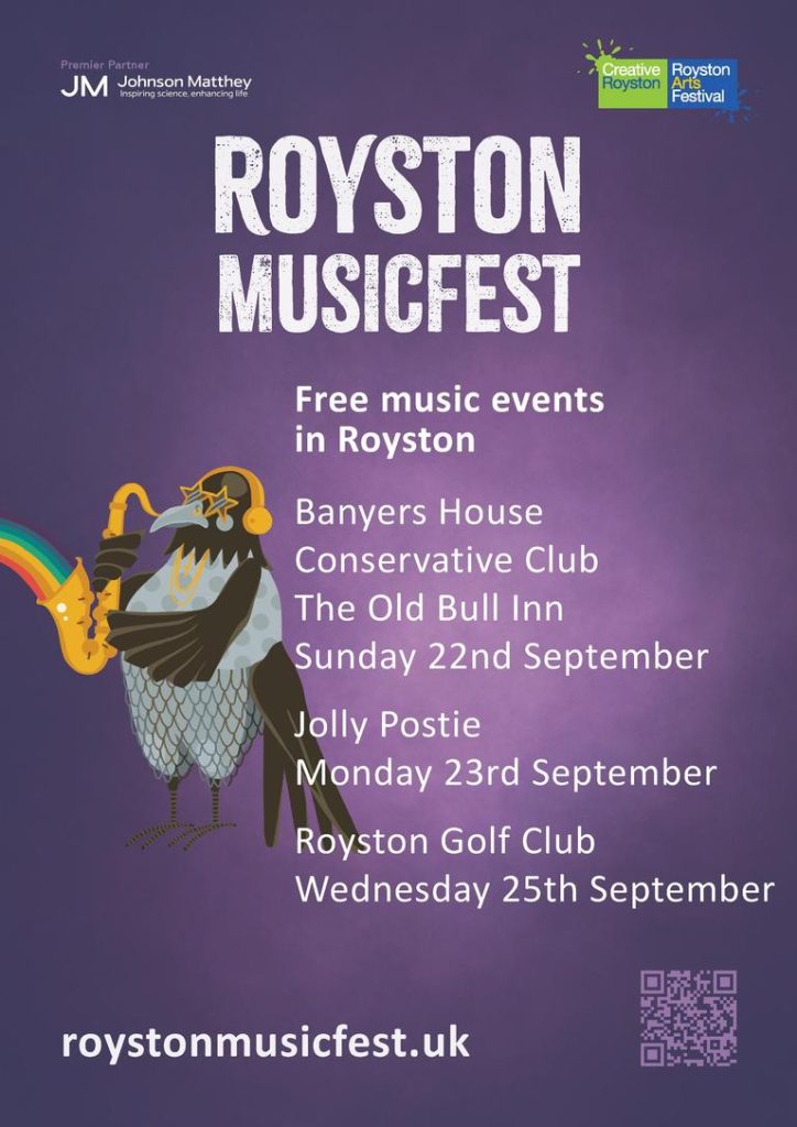 THE HOME OF ROYSTON ARTS FESTIVAL | 20 September to 5 October 2024